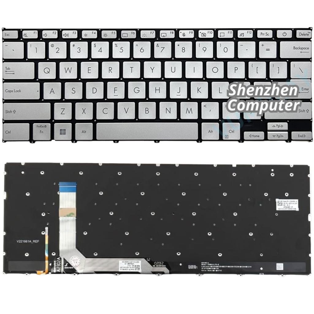 Keyboard Asus Zenbook 14 Flip UP3404 UP3404V UP3404VA UP3404VC new high ...