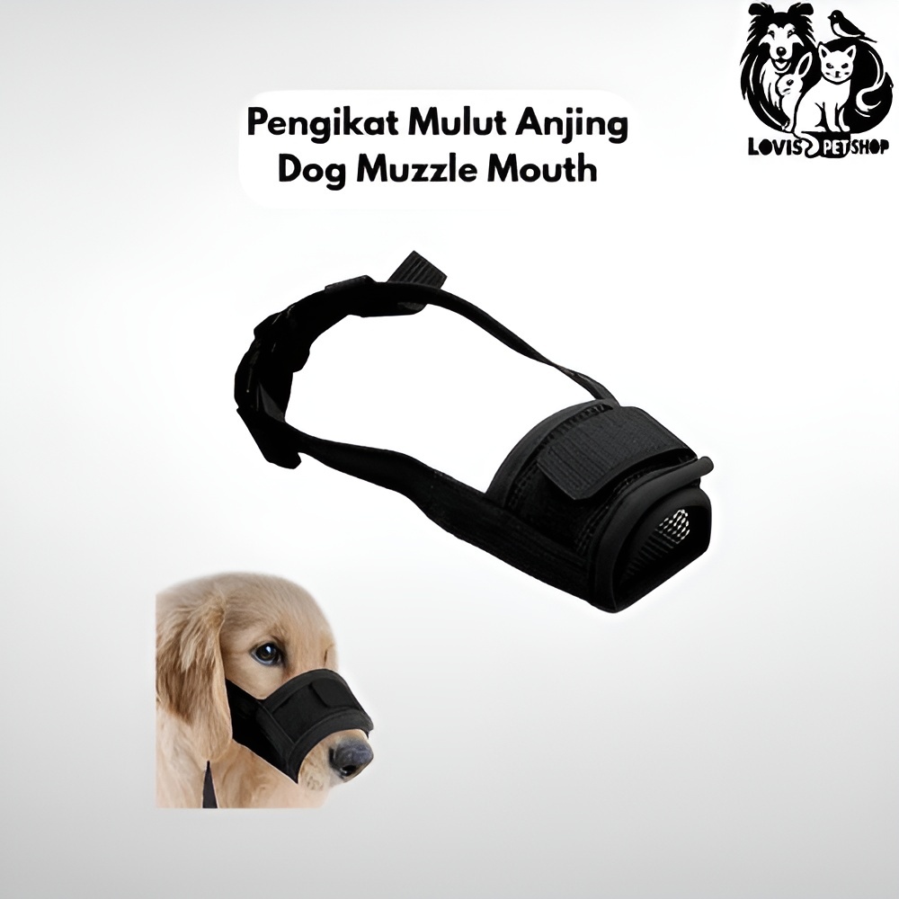DOG MUZZLE MOUTH COVER ANTI-DENT BLACK | Shopee Philippines