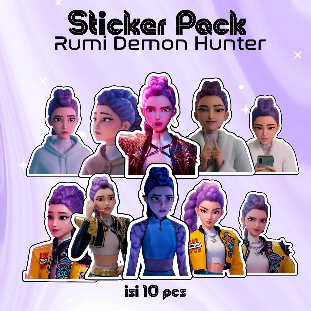 RUMI KPOP DEMON HUNTER STICKERS 1 PACK CONTAINS 10 PCS | Shopee Philippines