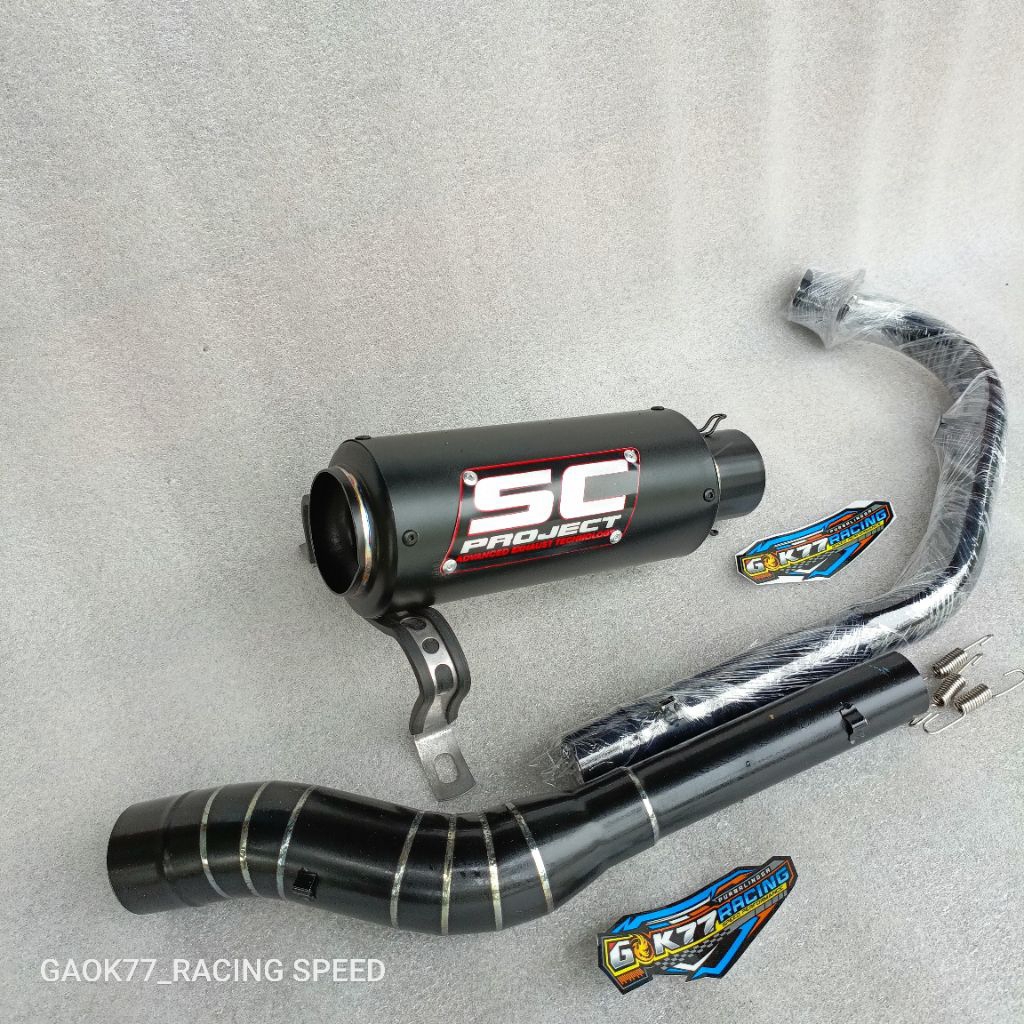 Exhaust SC PROJECT for Raider 150 fi carb Fz150i Y15ZR Lc135 R15 v2 v3 ...