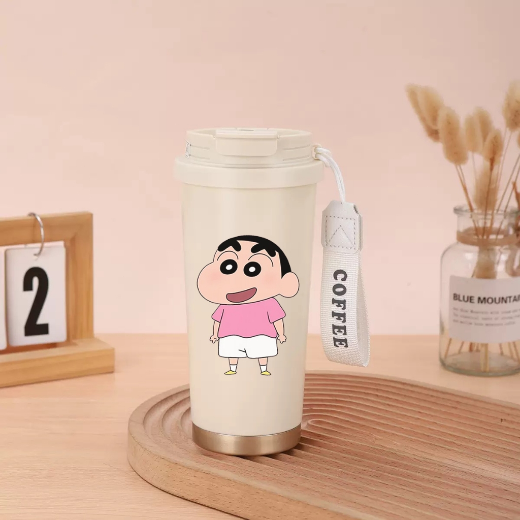 Crayon Shinchan Starbucks Cup Sakura 500ml Tumbler Heat and Cold ...