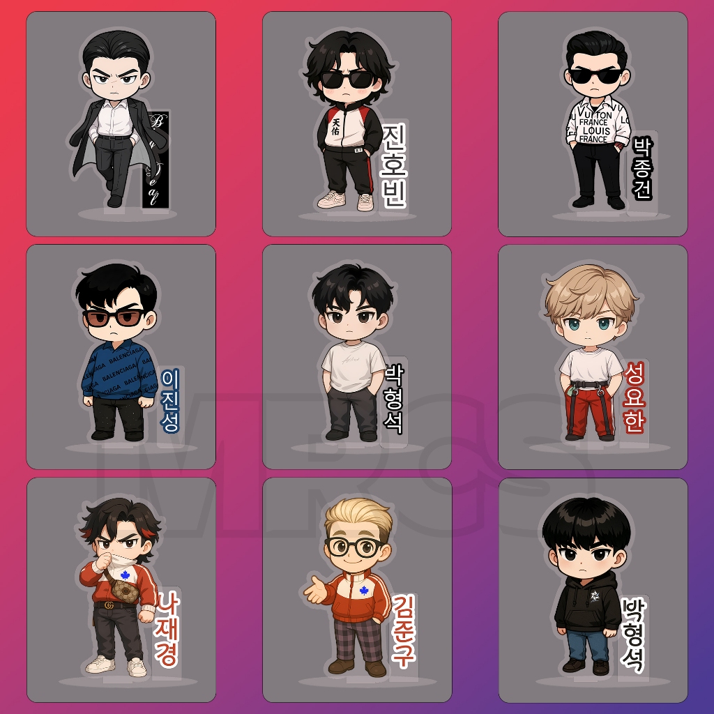 Manhwa Lookism Acrylic Figure Stand Favorite Character Manhwa Character ...
