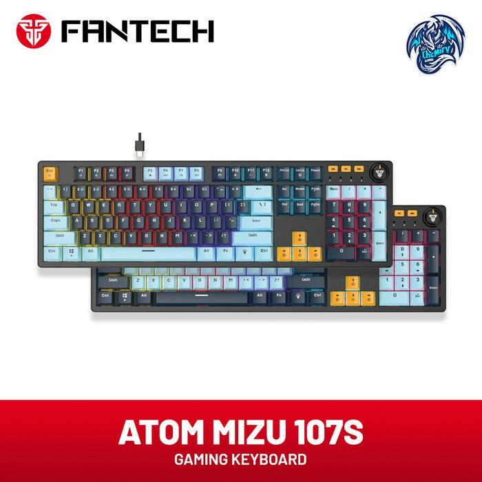 Fantech ATOM Mizu Series ATOM107S RGB Hotswappable Mechanical Gaming ...