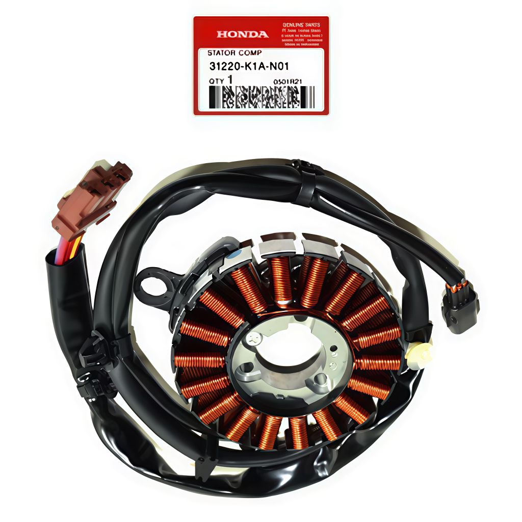 ( 31220-K1A-N01) Spull Spul Spol spool stator comp + sensor ckp Assy beat new led deluxe scoopy ...