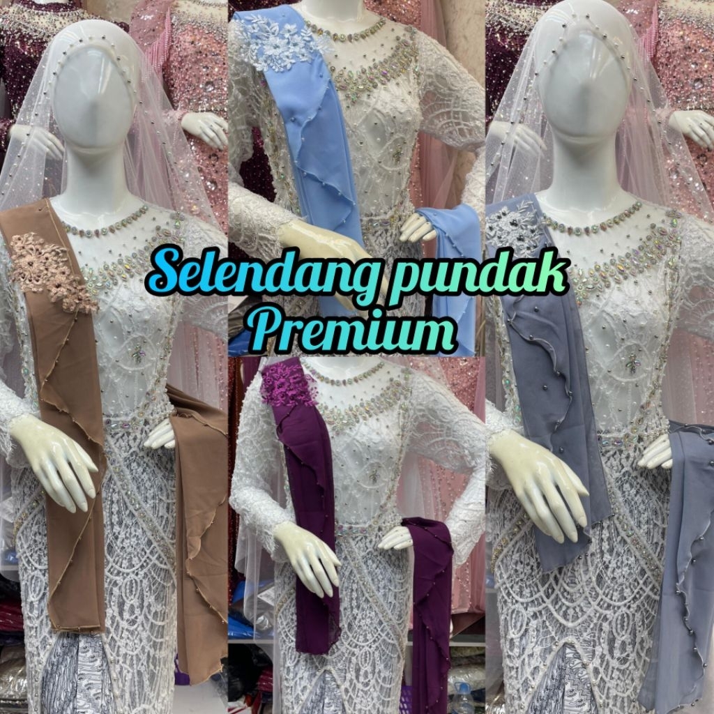 Premium shoulder shawl - Kebaya shawl - Bridesmaid kebaya shawl ...