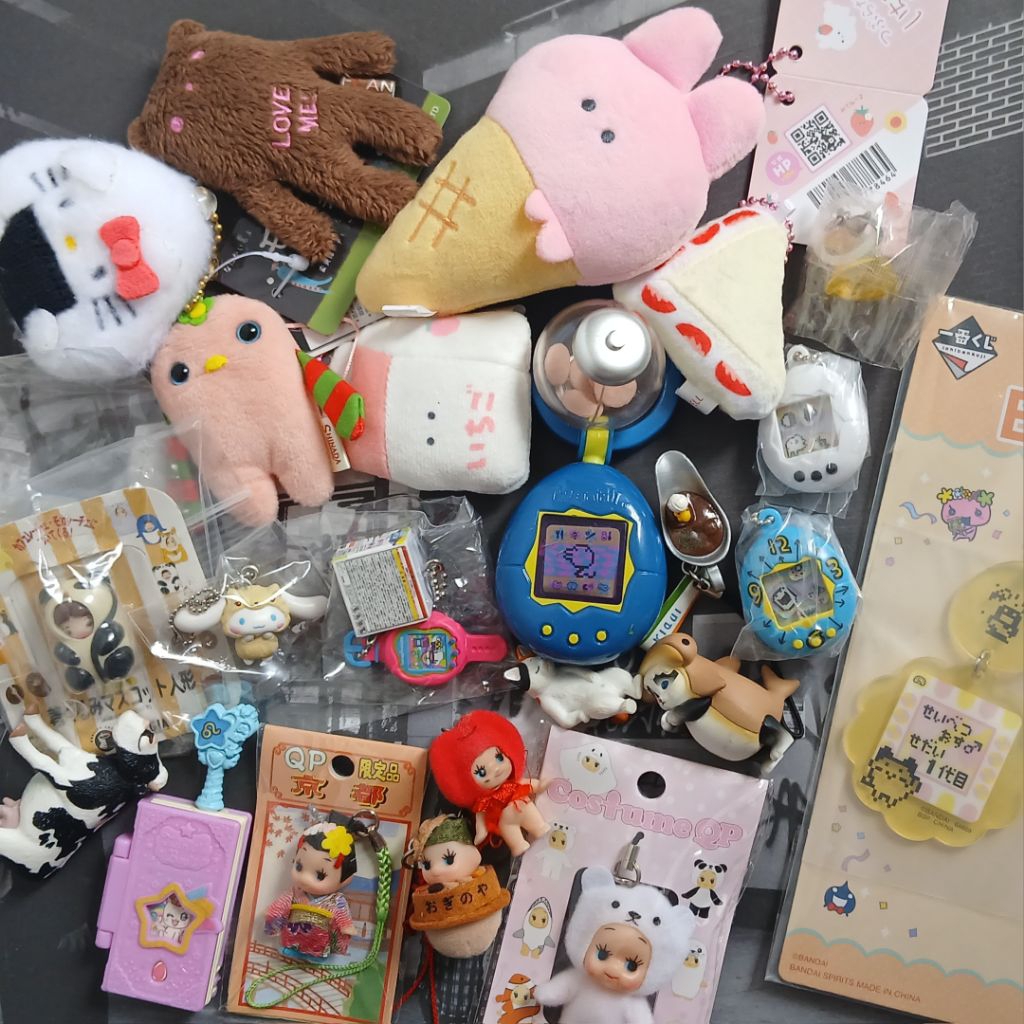 (update sept) assorted gashapon/ gacha tickets (kewpie / tamagotchi ...