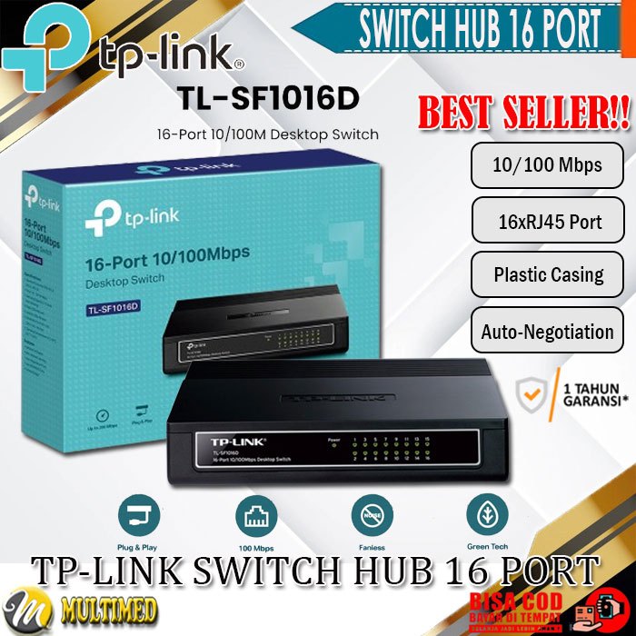 TP-LINK Switch HUB 16 Port | Shopee Philippines