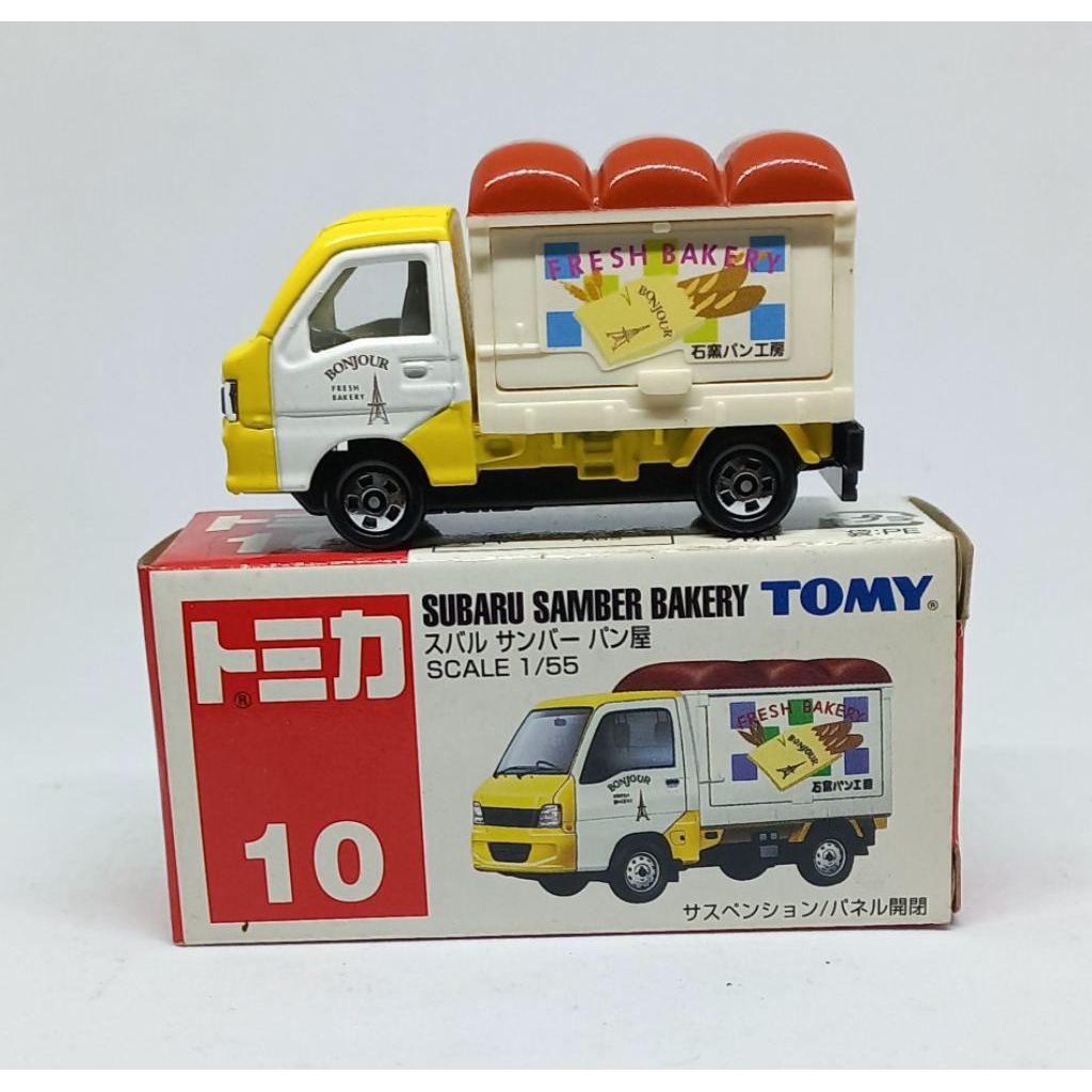 Tomica subaru samber bakery sambar truck 10 tomy Blue diecast (t ...
