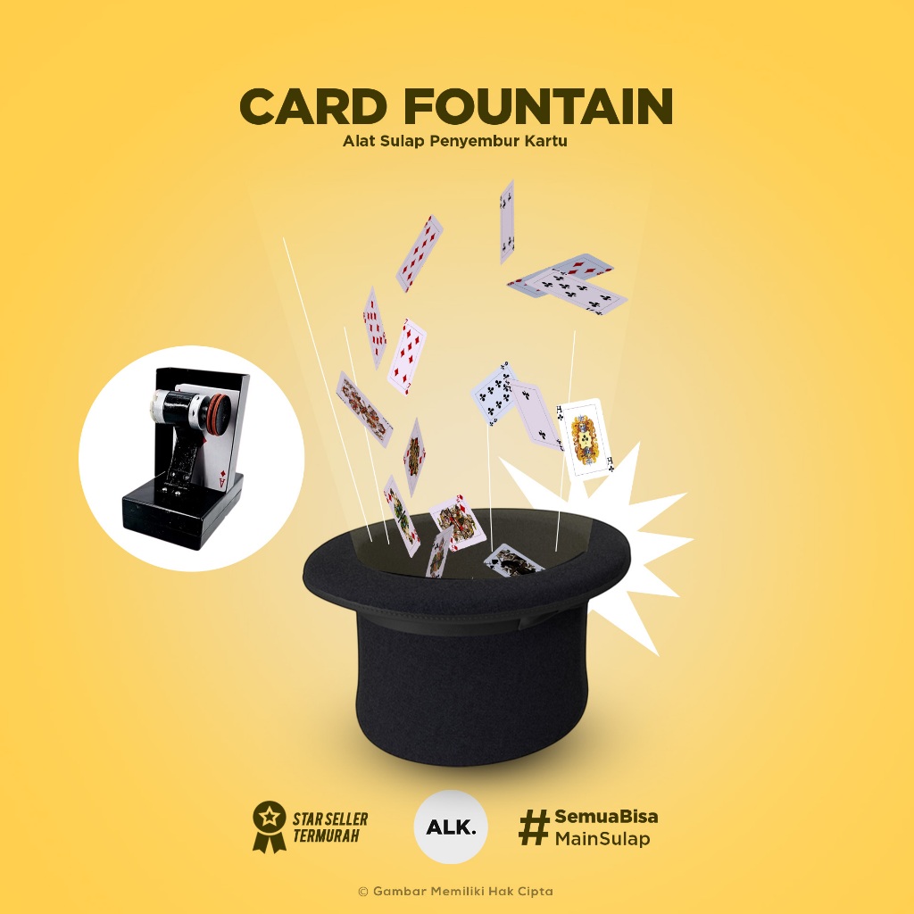Card Fountain Magic Tool (Stage Card Sprayer, Card Sprayer Magic ...
