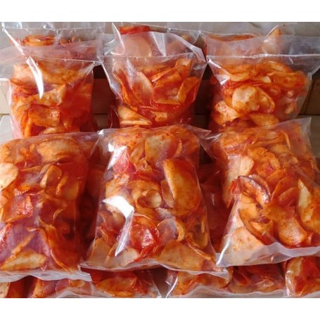 MERAH Spicy Cassava with Red Chili 500 Grams | Shopee Philippines
