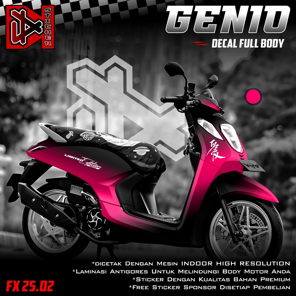 NEWEST Honda Genio 2019 2020 2021 2022 2023 2024 Full Body Motorcycle ...