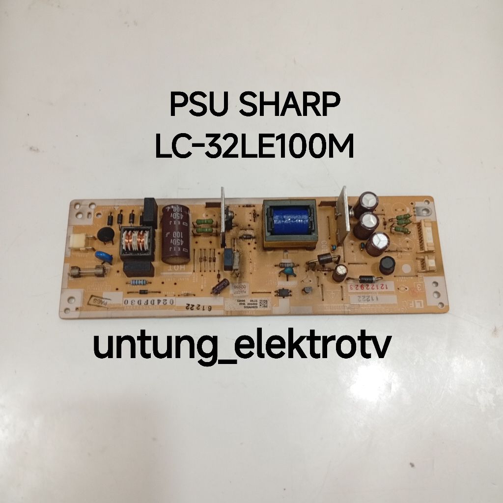 PSU TV SHARP LC-32LE100M POWER SUPPLY REGULATOR TV SHARP LC-32LE100M ...