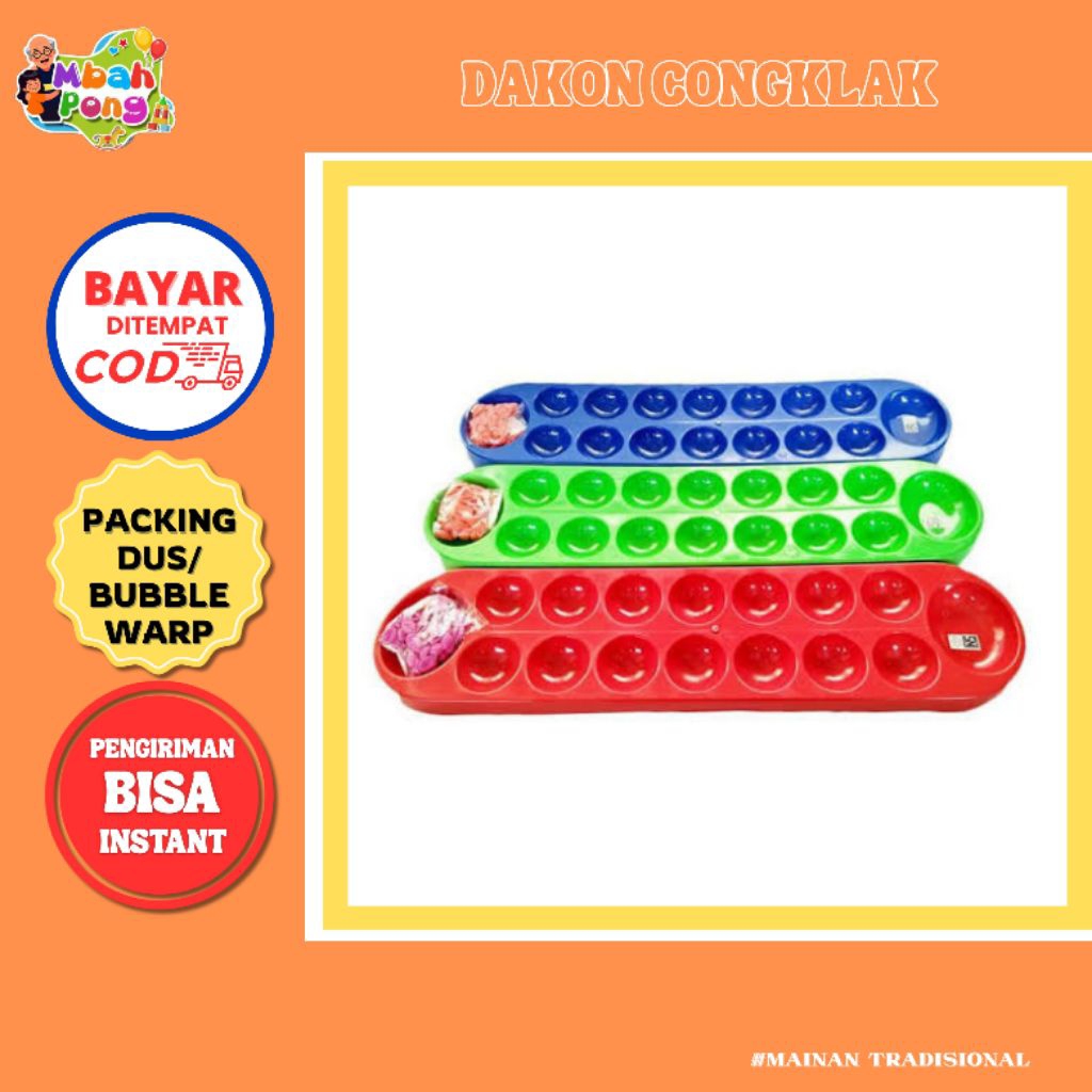 Big and small dakon congklak toy SNI colored seeds | Shopee Philippines