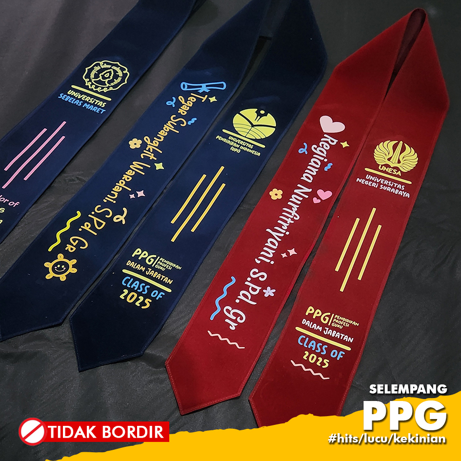 PPG Sash/PPG Teacher Sash/2-3 anniversary sash/graduation sash | Shopee ...