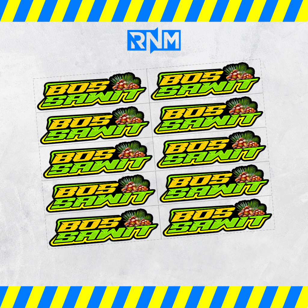 PALM OIL BOSS STICKER PACK | Shopee Philippines