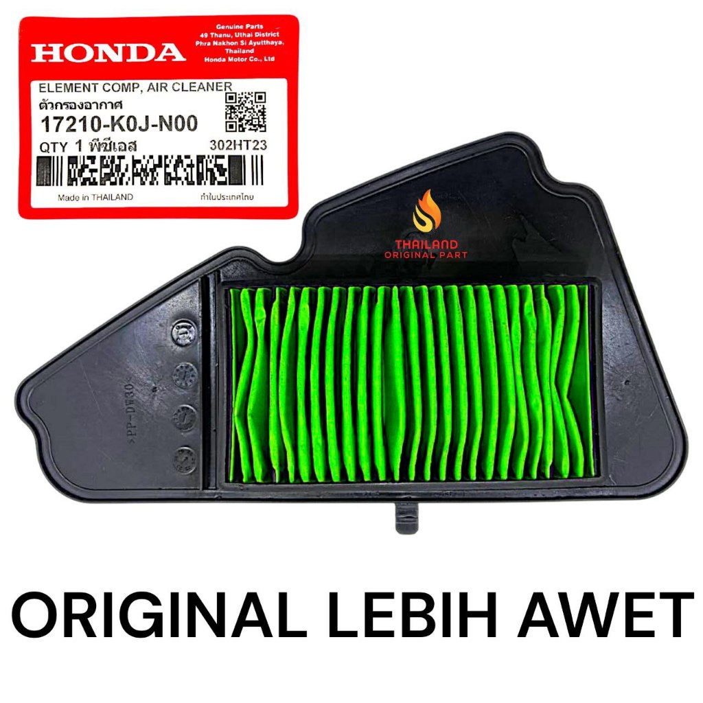 Genio / Beat 2020 / Beat Street 2020 K0J Air Filter Original Honda ...