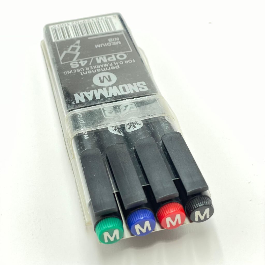 SNOWMAN OHP PERMANENT OPM 4S MARKER | Shopee Philippines