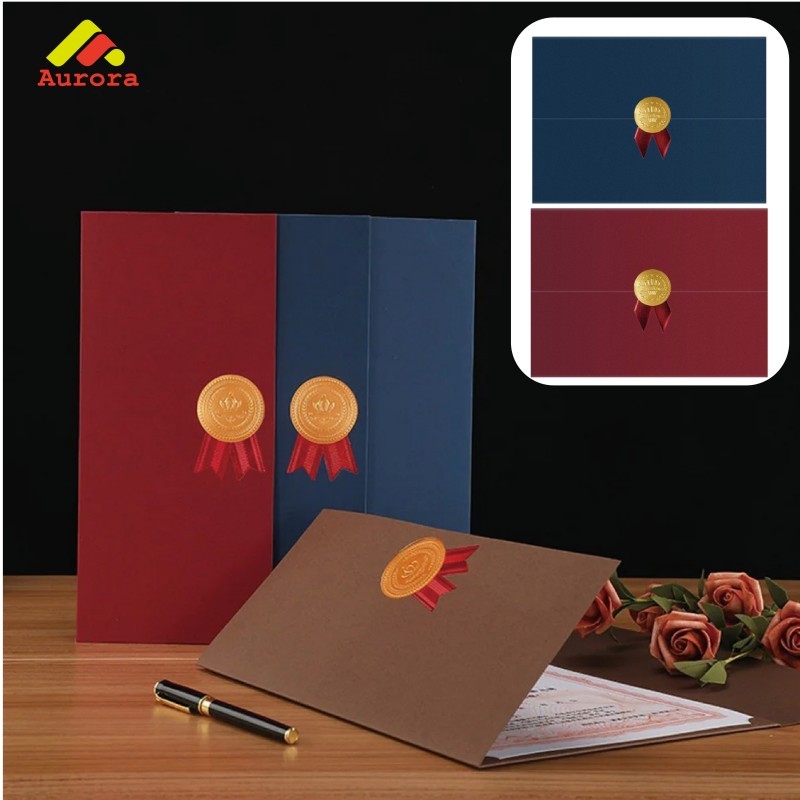 A4 Diploma Folder with Certificate Cover Holder for Educational ...