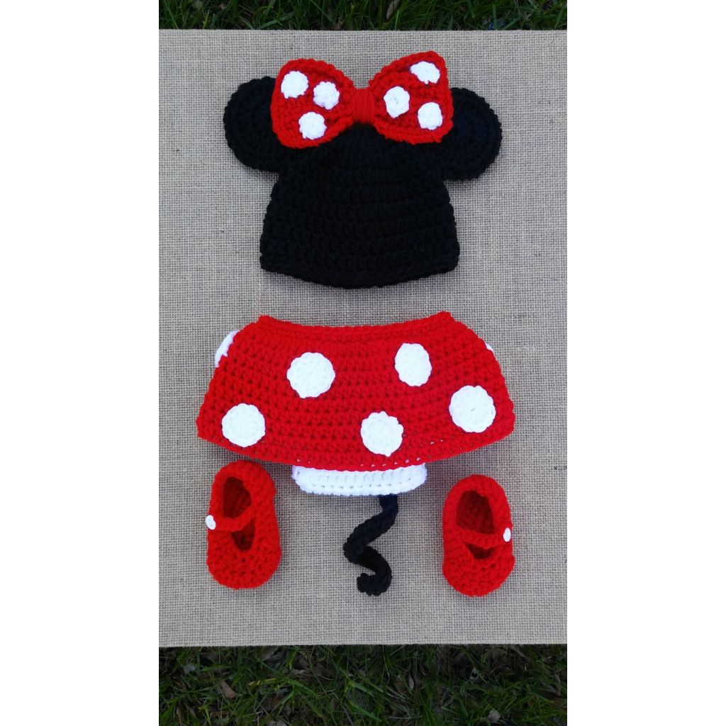 Mickey mouse baby knitted costume | Shopee Philippines