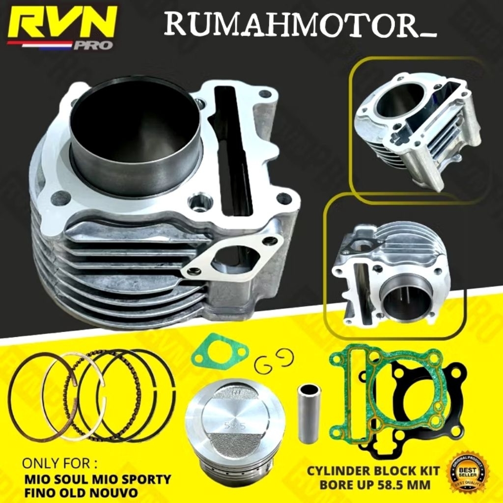 BLOCK SEHER BORING SET BORE UP MIO FINO CARBON 54 58.5 61 63MM RVN ...