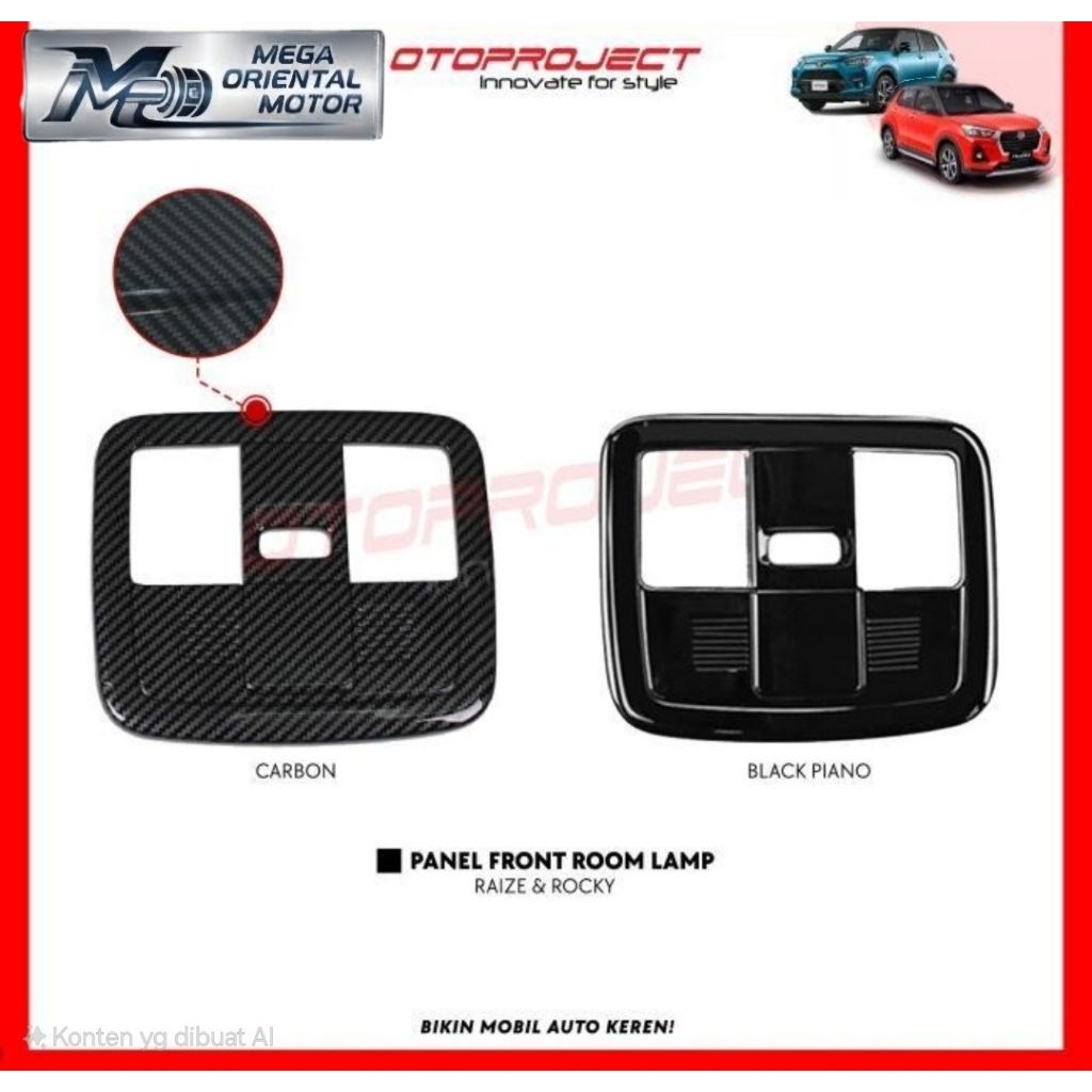 Otoproject Front Room Lamp Panel Raize / Rocky - Raize Car Ceiling Lamp ...