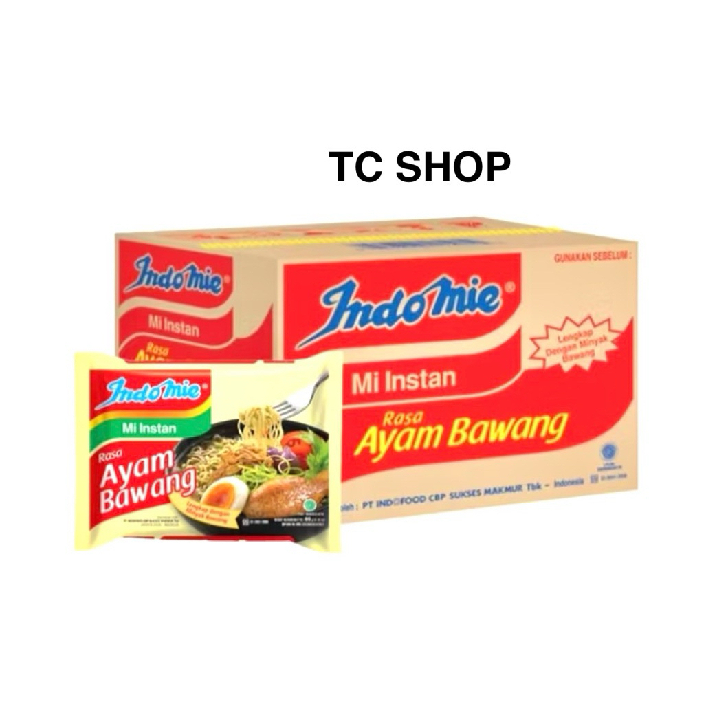 Indomie Chicken and Onion 1 box / contains 40 pcs / Instant Noodles ...