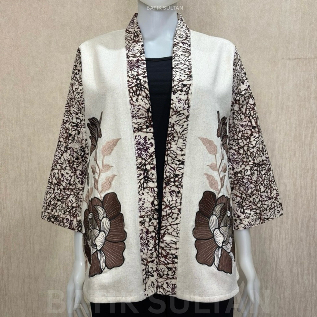 Women's Batik Outer Top Premium Exclusive Blouse for Women's Formal ...