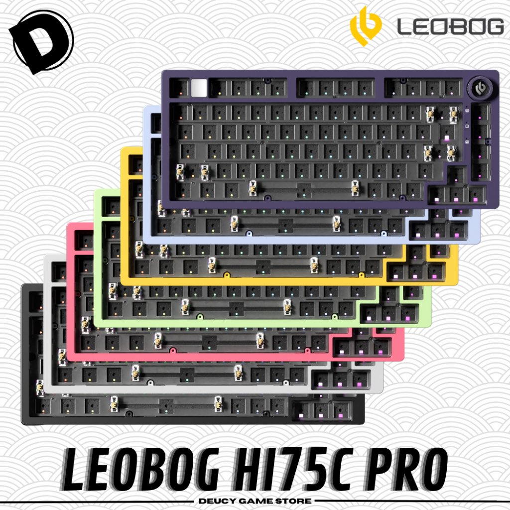 LEOBOG HI75C PRO Aluminum Barebone Three-mode Wireless Mechanical ...
