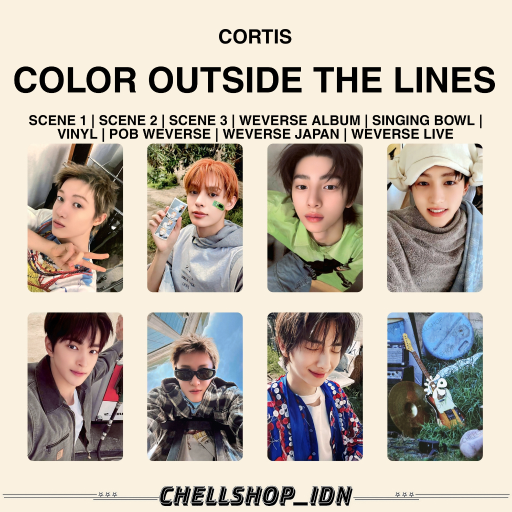 PHOTOCARD [CORTIS] COLOR OUTSIDE THE LINES | Shopee Philippines