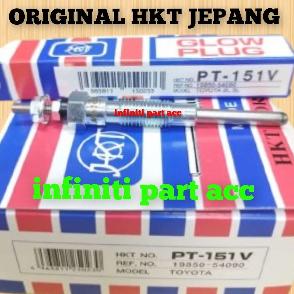GLOW PLUG HEATER SPARK PLUG KIJANG DIESEL 2L LGX LSX 2400CC PT-151 ...