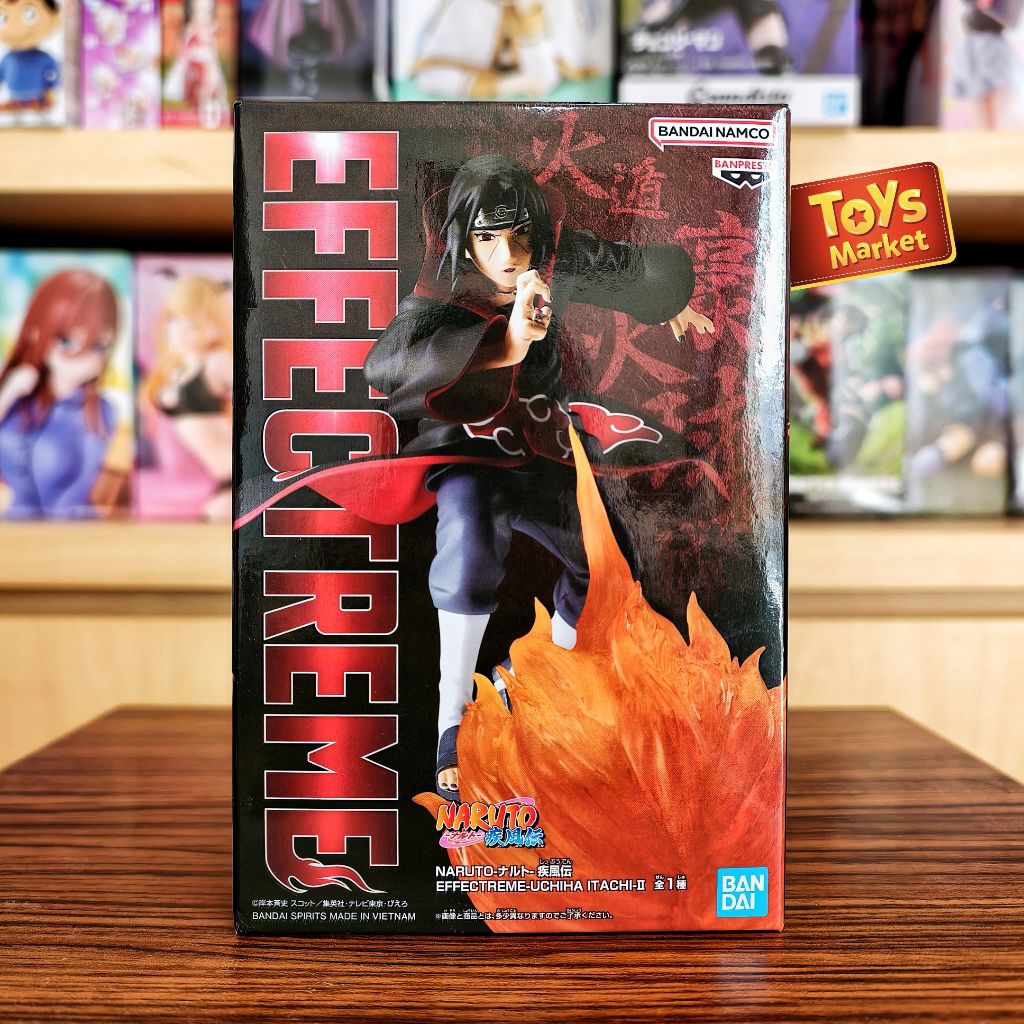BANDAI Effectreme Figure Naruto Shippuden - Uchiha Itachi | Shopee ...