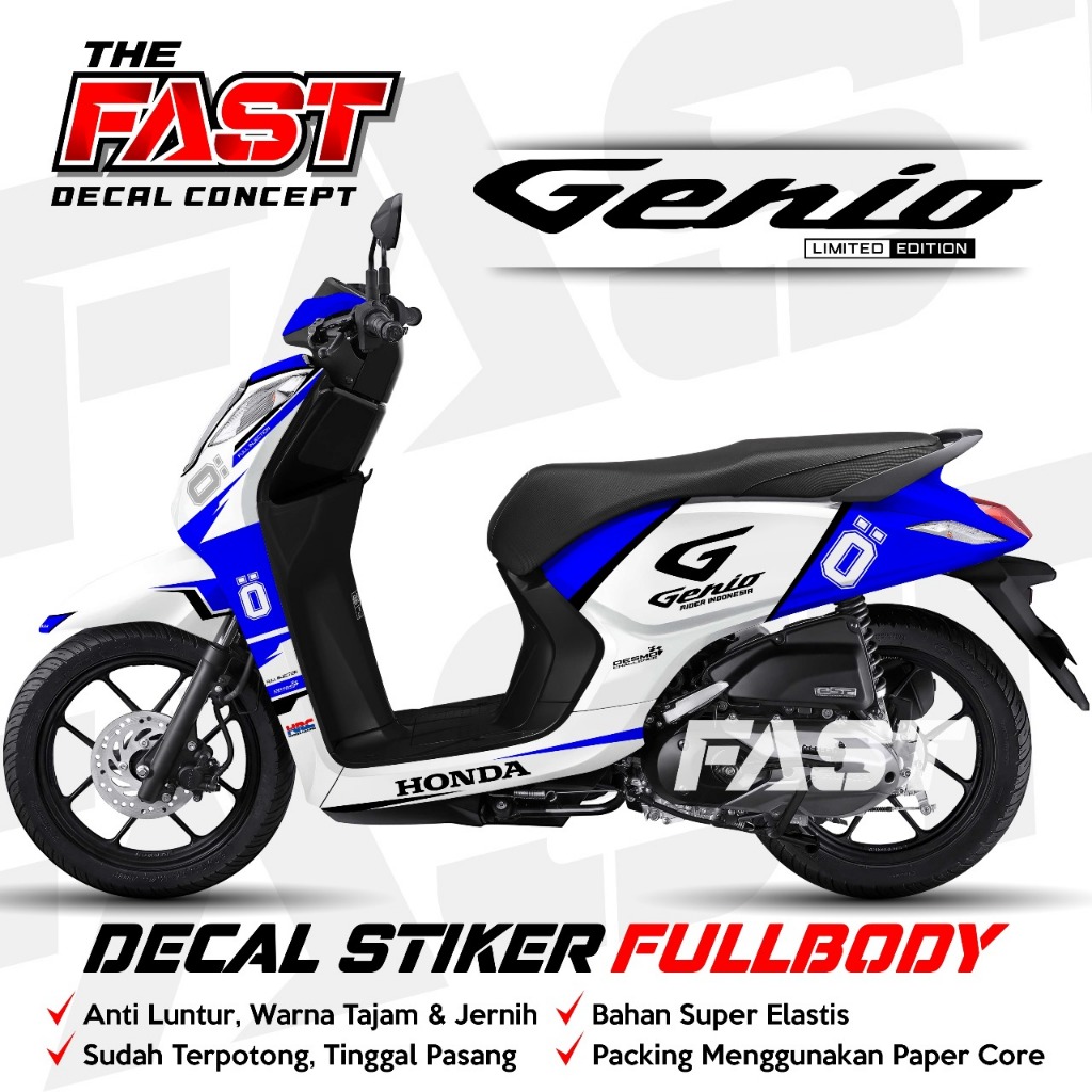 GENIO Decal Sticker Honda GENIO Decal Honda Genio Full Body Sticker ...