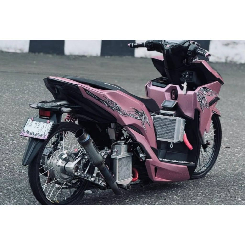 TRANSPARENT STRIPING STICKER VARIO NEW 125 2023 -2025 GEN 2 NEW CUSTOM ...
