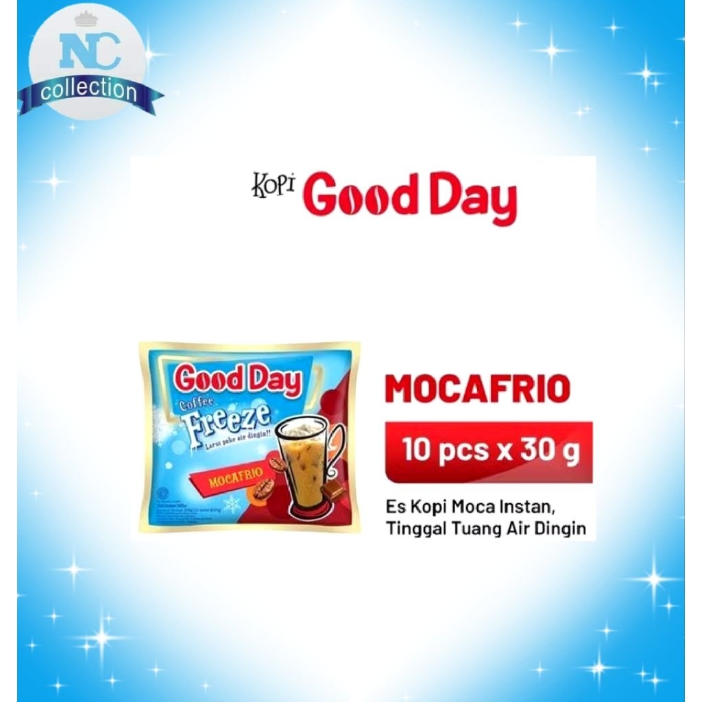 GOOD DAY FREEZE RENCENG (10 SACHETS) GOODDAY MOCAFRIO COFFEE | Shopee ...