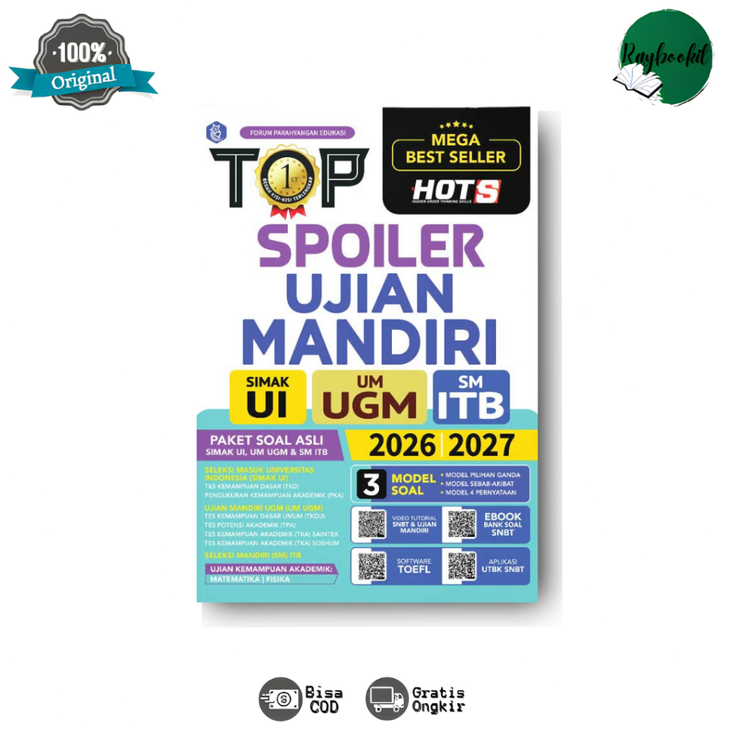 TOP SPOILER BOOK FOR INDEPENDENT EXAM SIMAK UI, UM UGM, SM ITB 2026/ ...