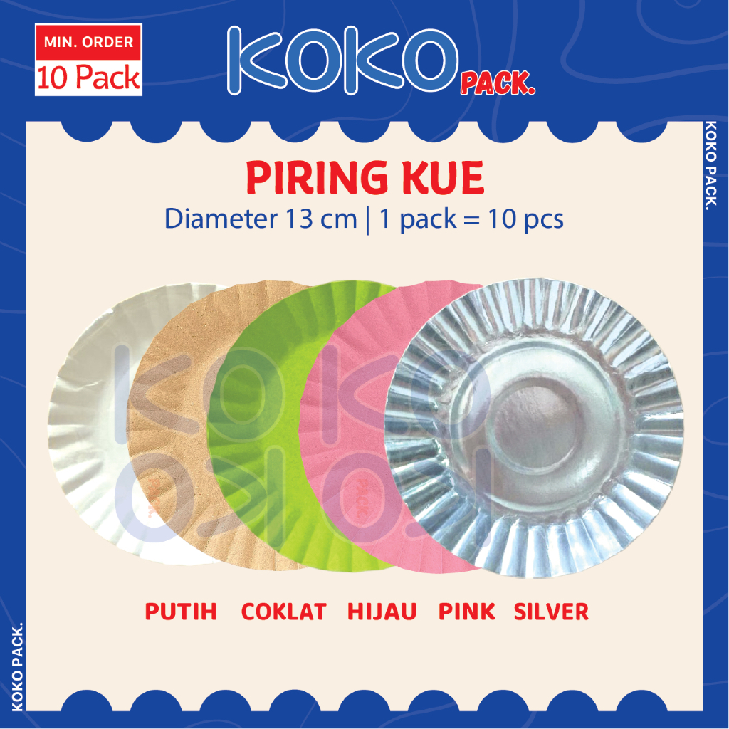 (10 pcs) Paper Cake Plates Birthday Paper Plates | Shopee Philippines