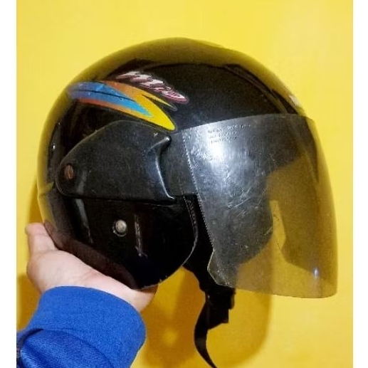 Original Yamaha Mio Helmet Black second collection rare vintage SNI ...