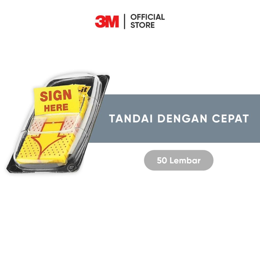 Post it Sign Here 3M 680-9 Price 1 Pad | Shopee Philippines