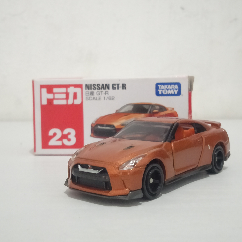 Tomica 23 Nissan GT-R Takara Tomy Diecast Children's Car | Shopee ...