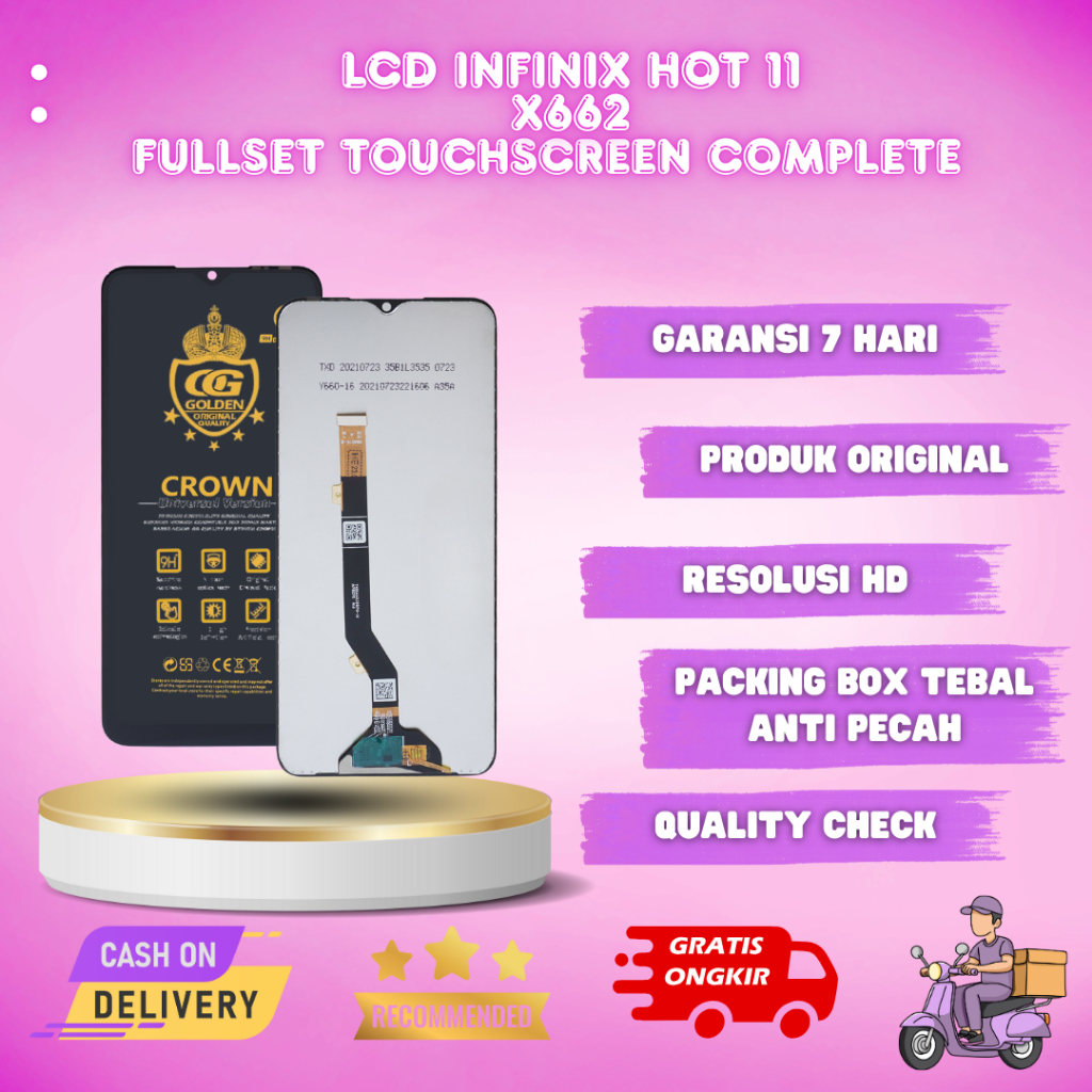 LCD INFINIX HOT 11 / X662 FULLSET TOUCHSCREEN COMPLETE | Shopee Philippines