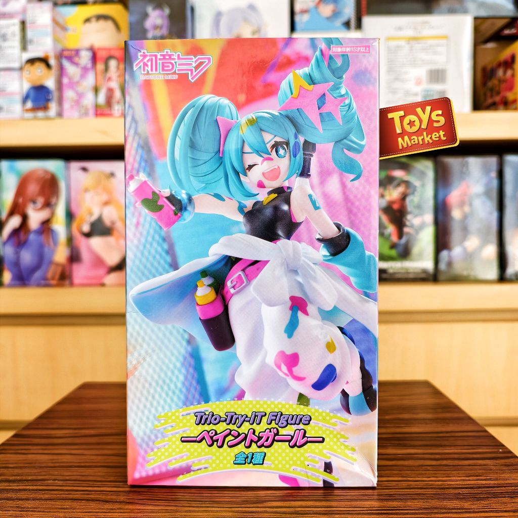 FURYU Trio Try It Figure Hatsune Miku Paint Girl Ver | Shopee Philippines