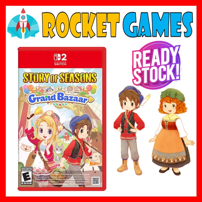Nintendo Switch 2 Game NS2 Story of Seasons Grand Bazaar/ SoS Grand Bazaar/ [English Version ...