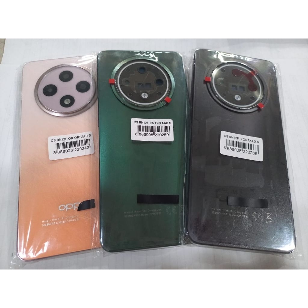 MESIN RENO 12F BACKDOOR + CAMERA RING + BAZEL ENGINE BONE COVER CASE ...