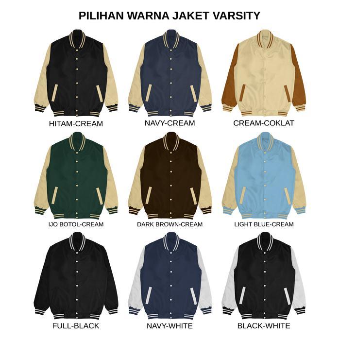 Custom Printed Varsity Jackets, full Color, Men's/Women's - Plain ...