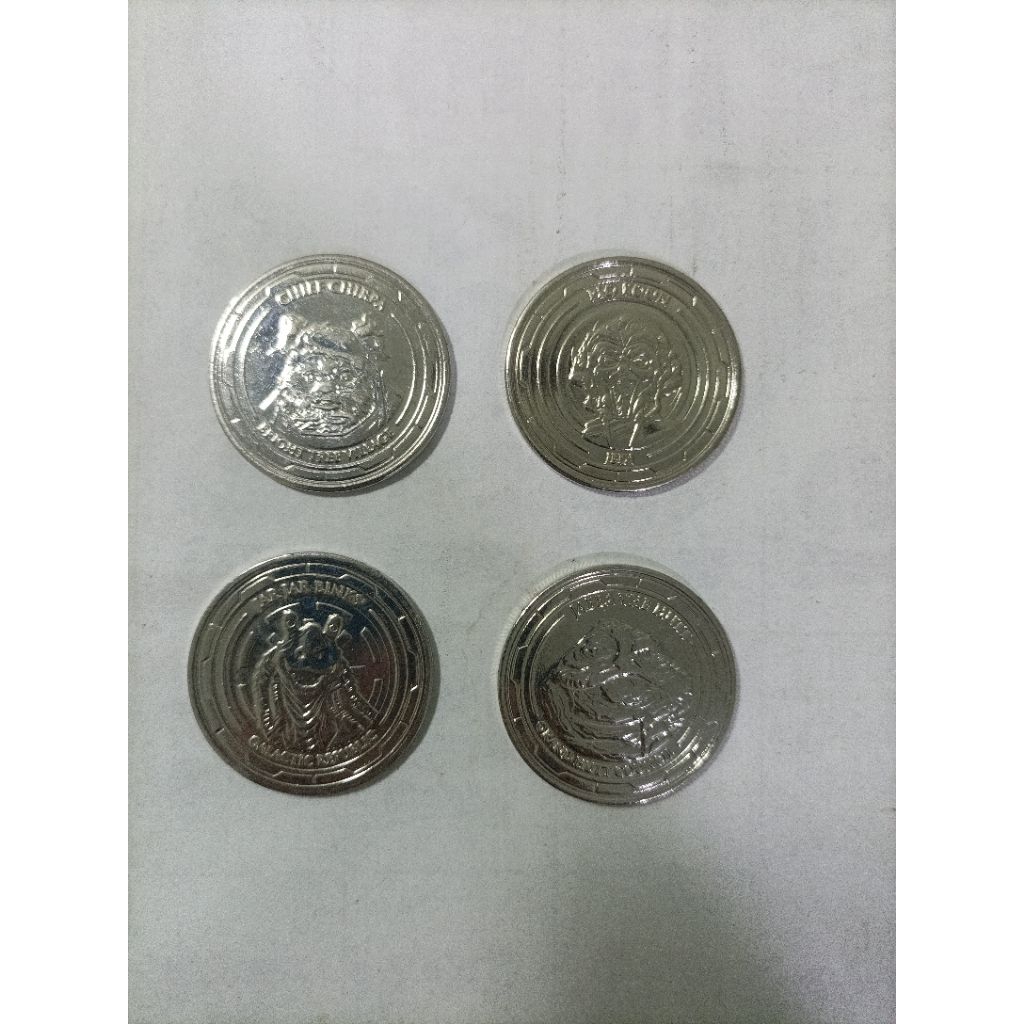 Alfamart Star Wars Han Solo coin, Obi wan Kennobi, Amidala, Luke ...