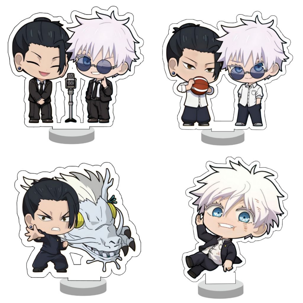 Jujutsu Kaisen Acrylic Standee Gojo Geto / Standee Figure Anime Jujutsu ...