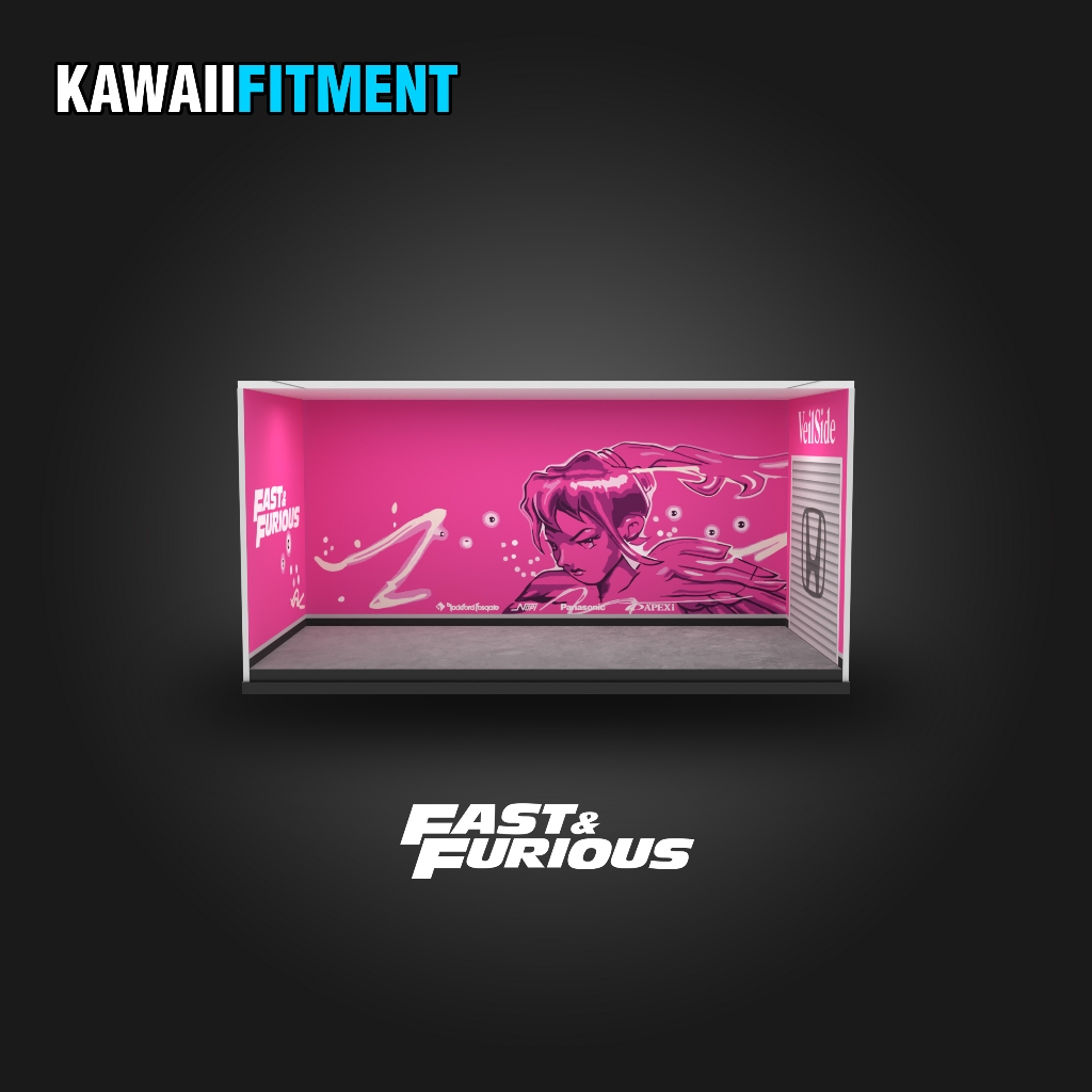 Acrylic Diecast Box Diorama S2000 Suki Fast And Furious Scale 1:64 ...