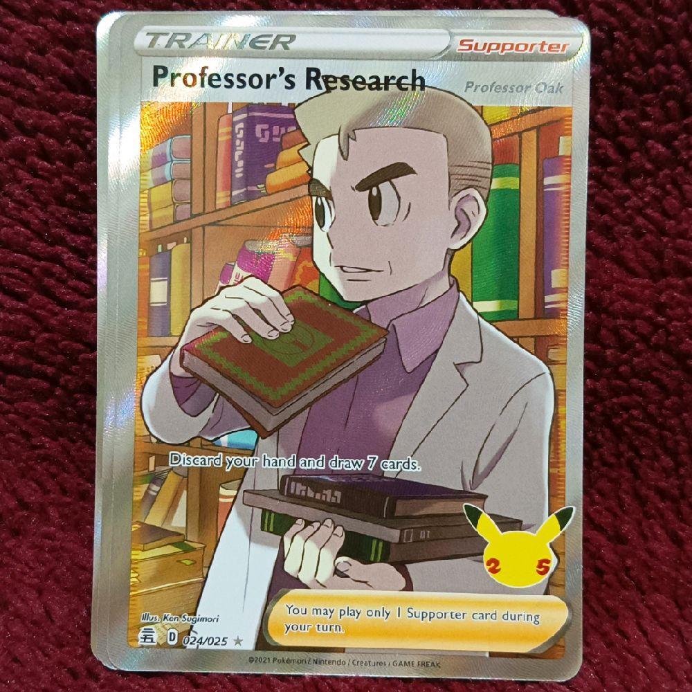 Professor's Research Full Art Ultra Rare Celebrations 25th Anniversary ...