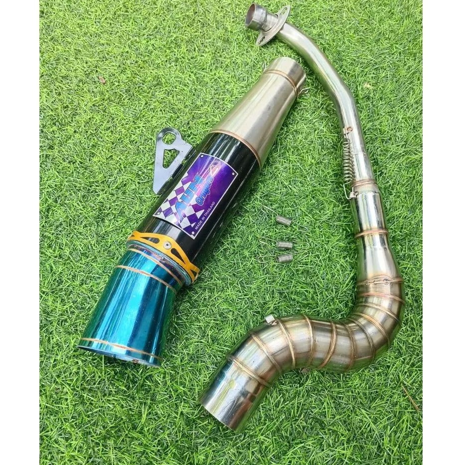 Aun Pipe canister conical open specs exhaust pipe for Wave 125 Xrm 110/ ...