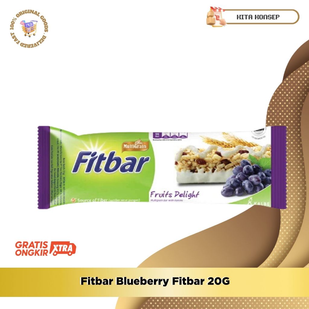 Fitbar Blueberry Fitbar 20G | Shopee Philippines